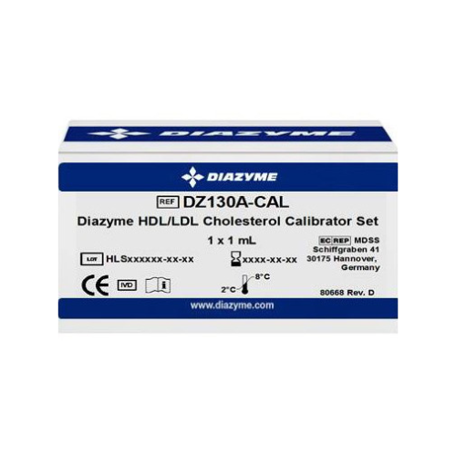 Diazyme HDL-Cholesterol test kit (liquid stable), R1: 4 x 70 ml R2: 2 x ...